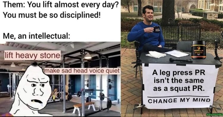 65 Gym Memes That Perfectly Capture the Pain of Being a Beginner